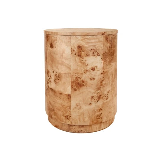 Arsenio Burl Wood Side Table | Accent Tables | City Home PDX