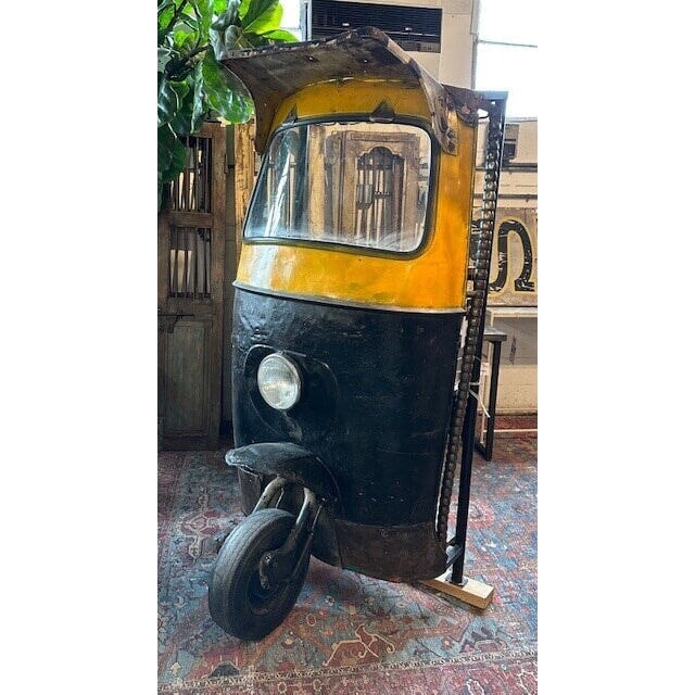 Artisan Crafted Iron Taxi Bar | City Home PDX Outlet