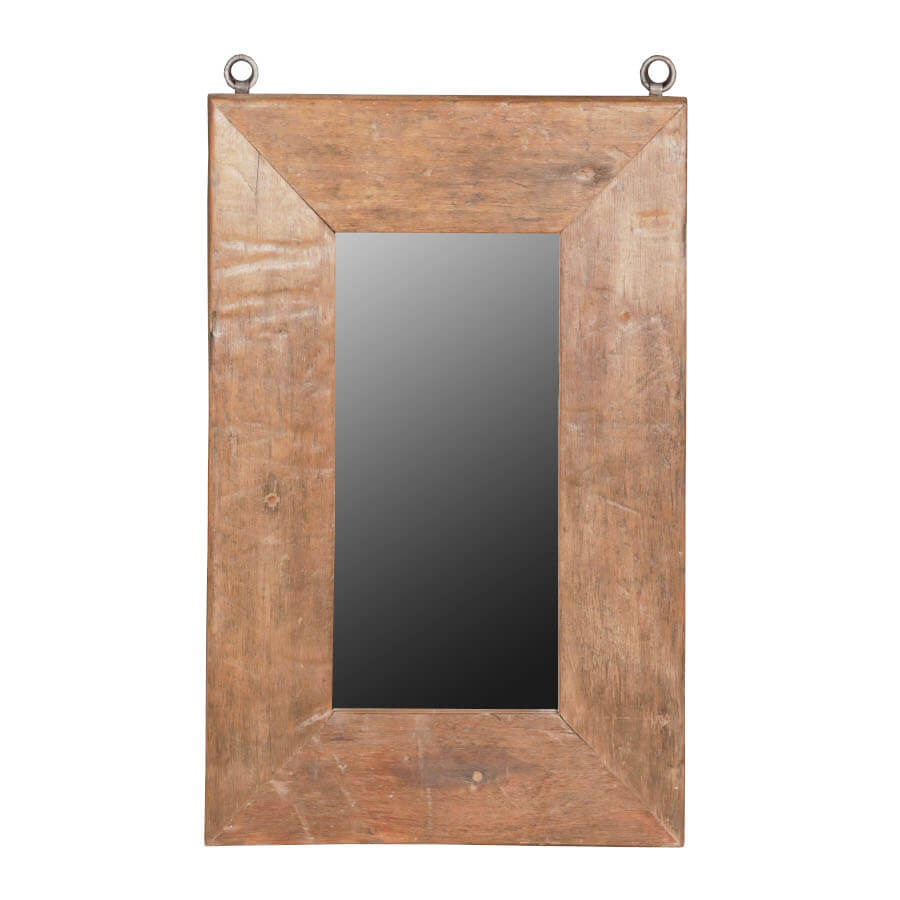 Teak Frame Mirror | Found & Collected | City Home PDX