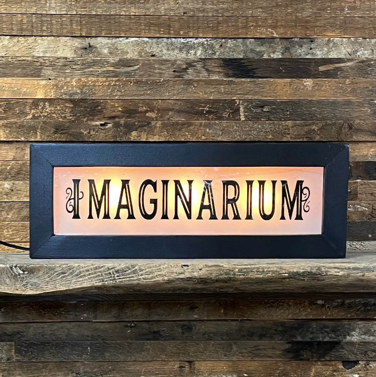 Vintage Style Light Up Archives Sign | Library Home Decor | City Home