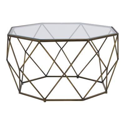 Mabel Glass Coffee Table Set of 2 | Modern Home Decor | City Home