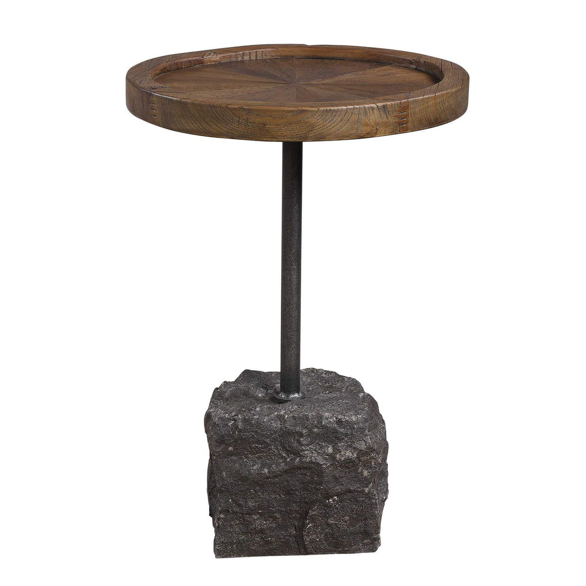 Horton Accent Table | Rustic Industrial Cocktail Table | City Home