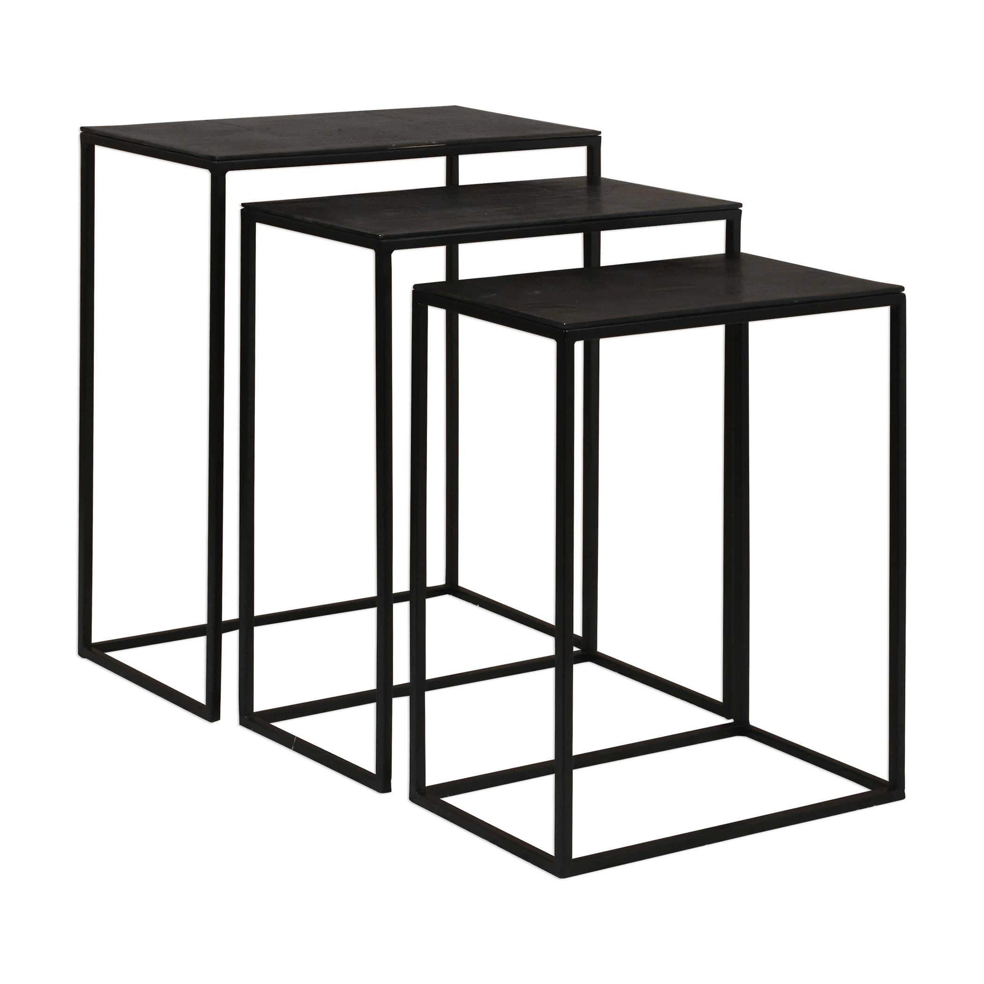 Coreene Iron Nesting Table Set | Metal Furniture | Decor | City Home