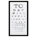 Inspirational Eye Chart Wall Art | Propac | Framed Decor | City Home