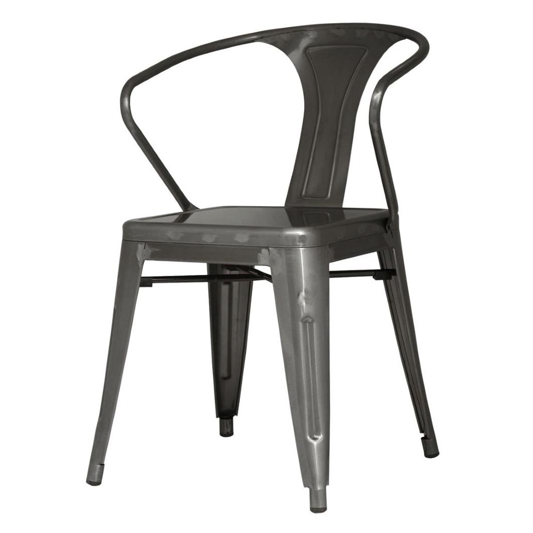 Metropolis Dining Arm Chair | Industrial Cafe Chair | City Home