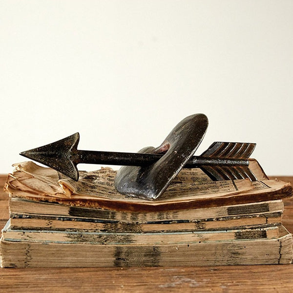 Cast Iron Heart Arrow Home Decor | City Home