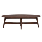 Baja Oval Wood Coffee Table | Living Room Furniture | City Home