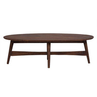 Baja Oval Wood Coffee Table | Living Room Furniture | City Home