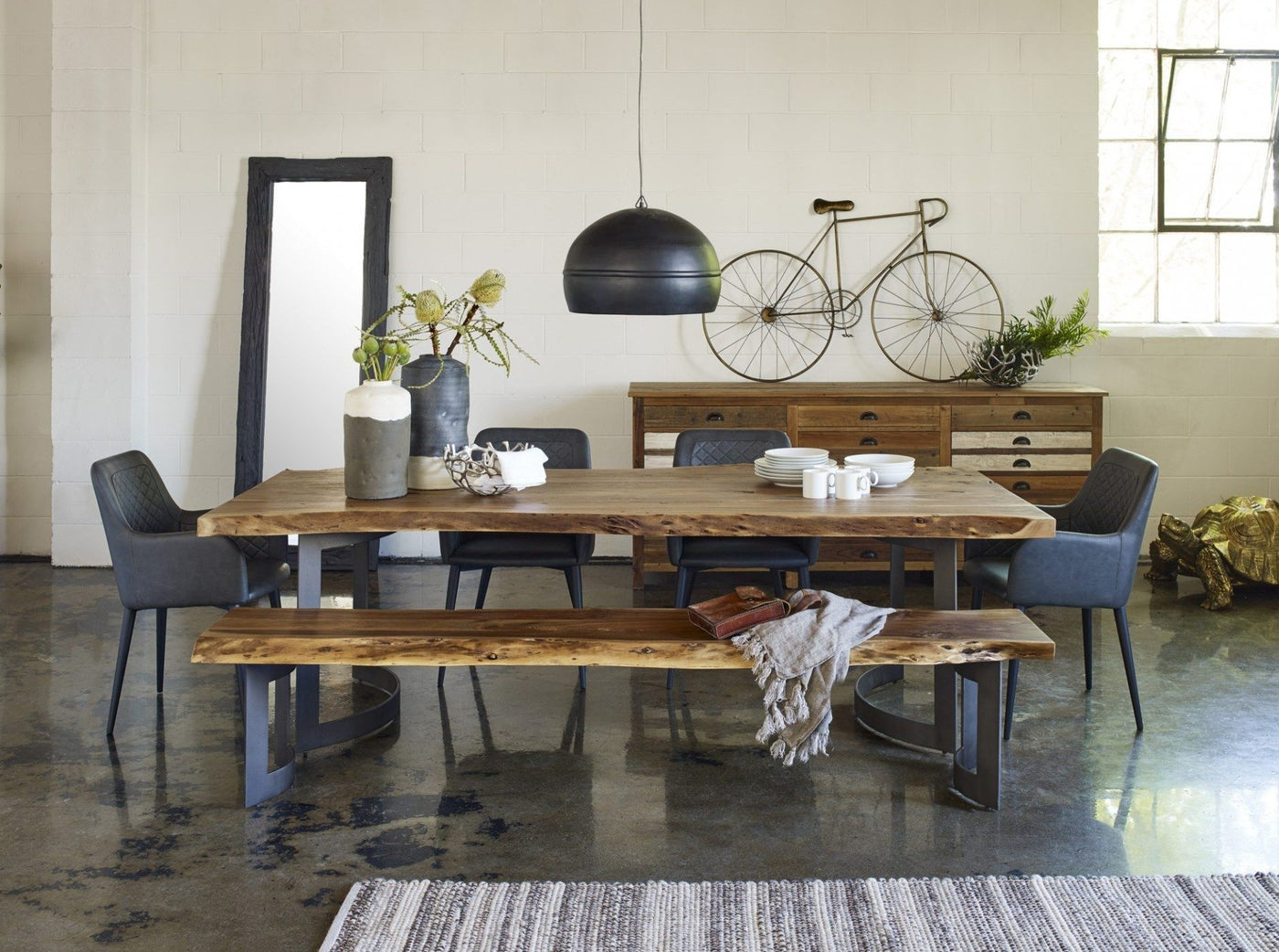 Bent Dining Table | Live Edge Dining Furniture | City Home