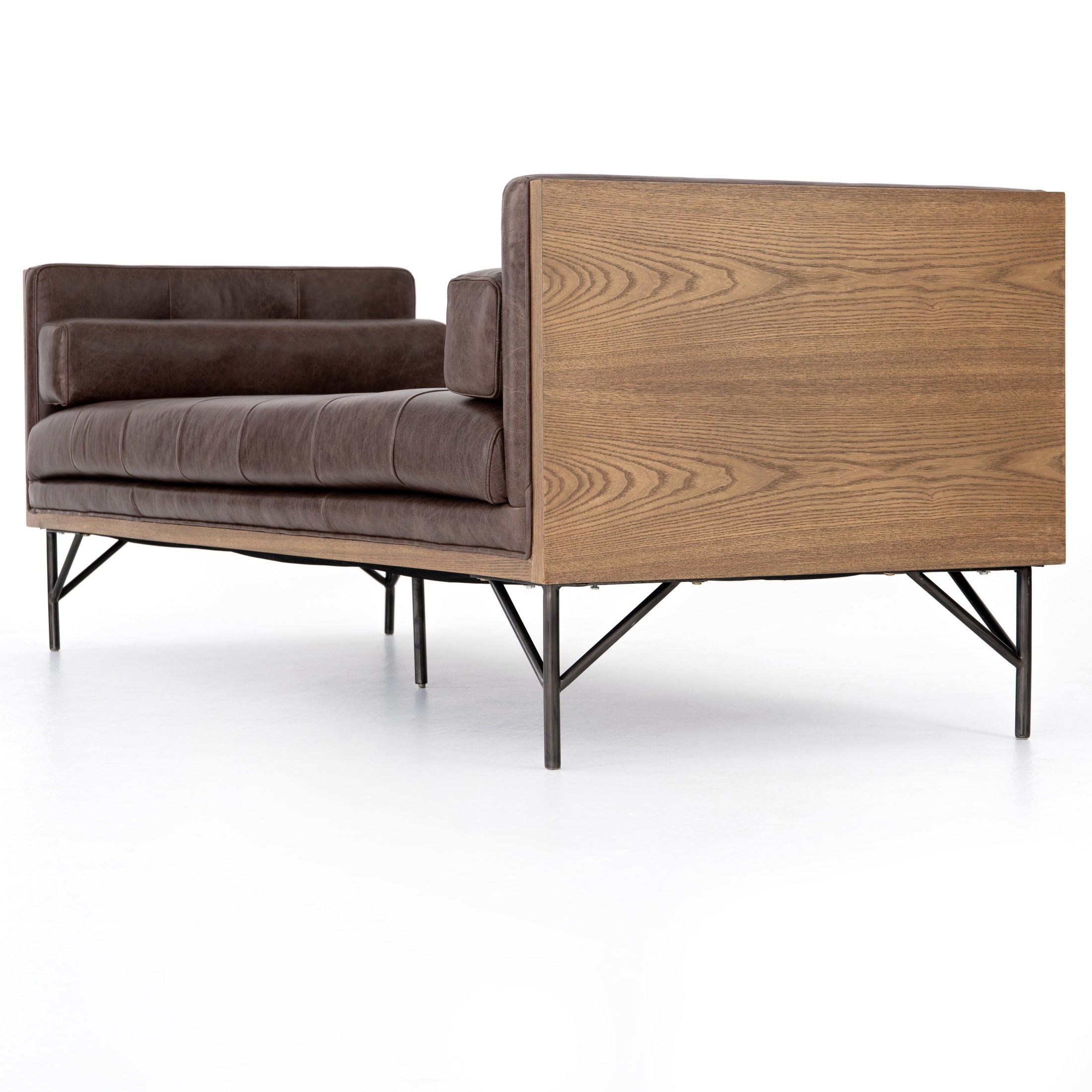 Holden Chaise | Leather Bench | Living Room Seating