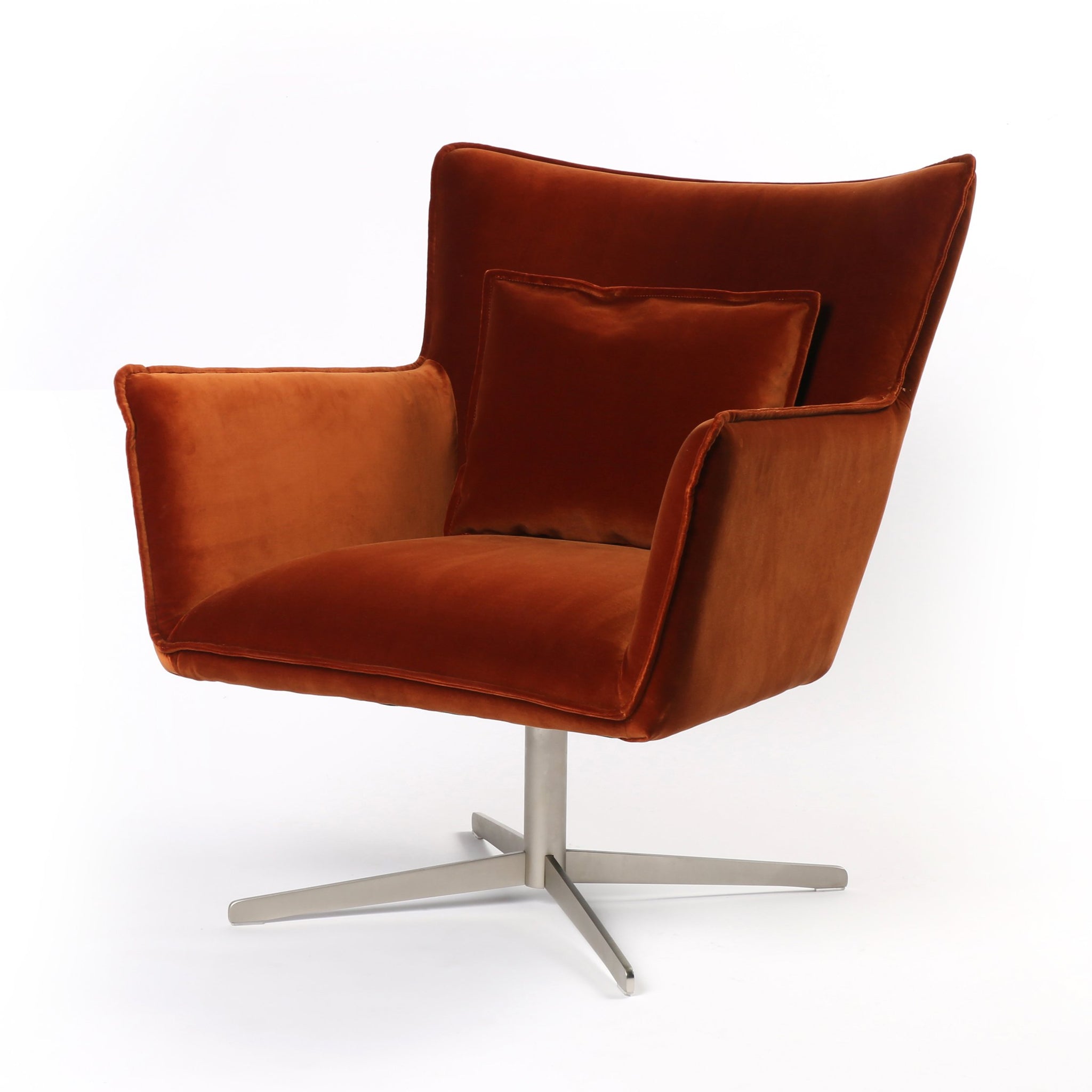 Jacob Swivel Chair | Velvet Chair | Modern Swivel Chair
