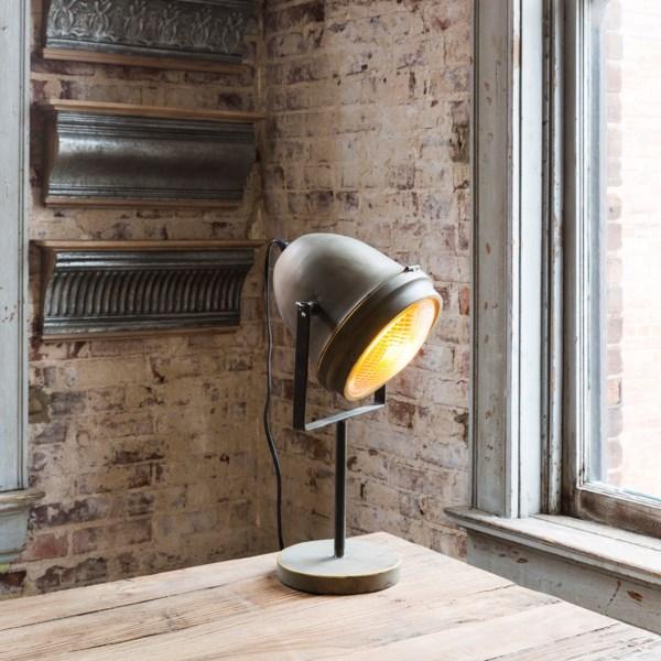 Metal Headlight Desk Lamp | Car Lighting Office Decor | City Home