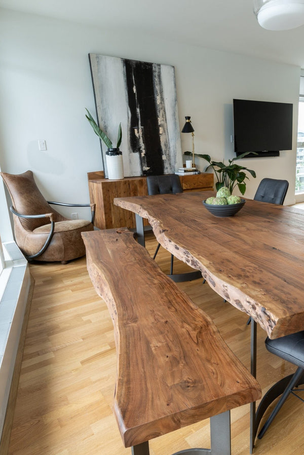 Bent Dining Table | Live Edge Dining Furniture | City Home