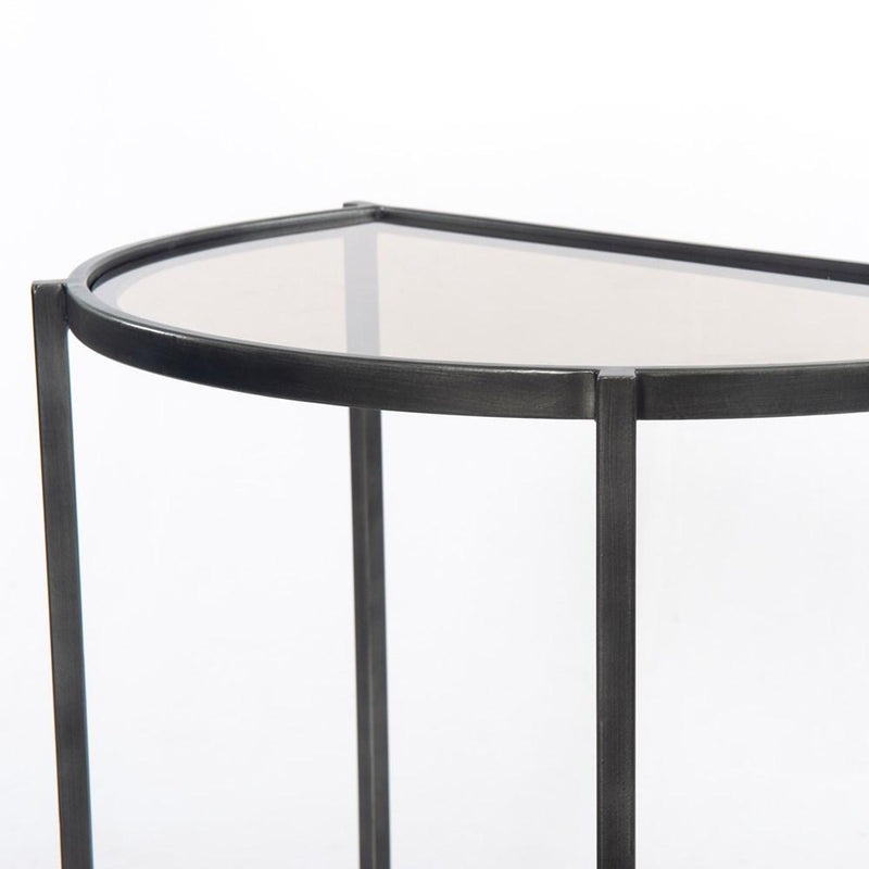 Grace Marble & Glass End Table | Side Display Table - City Home