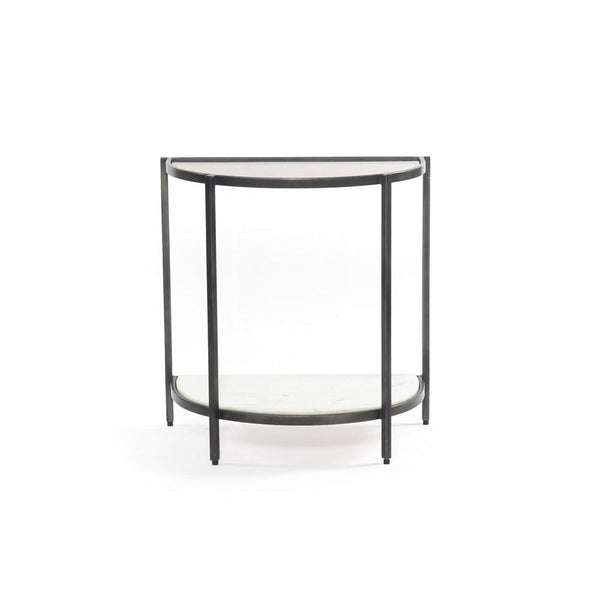 Grace Marble & Glass End Table | Side Display Table - City Home