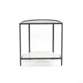 Grace Marble & Glass End Table | Side Display Table - City Home