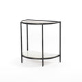 Grace Marble & Glass End Table | Side Display Table - City Home