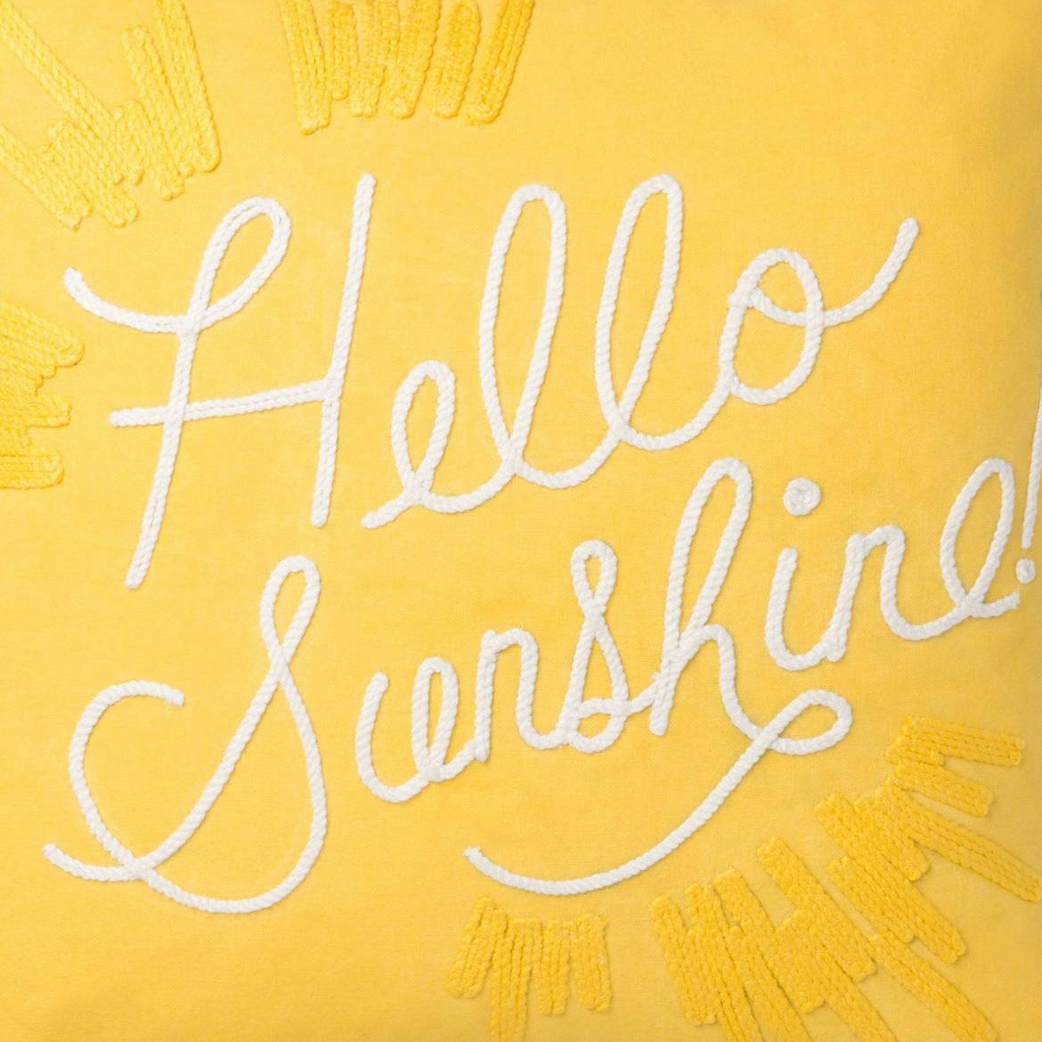 Hello Sunshine Pillow | Loloi | Down Throw Pillow | City Home