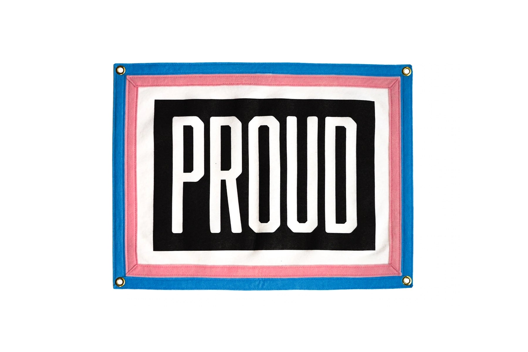Trans Proud Camp Flag | Wall Decor Pennants | City Home