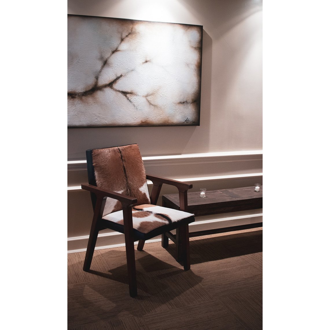 Rio Chair | Solid Oak Frame Goat Fur - City Home