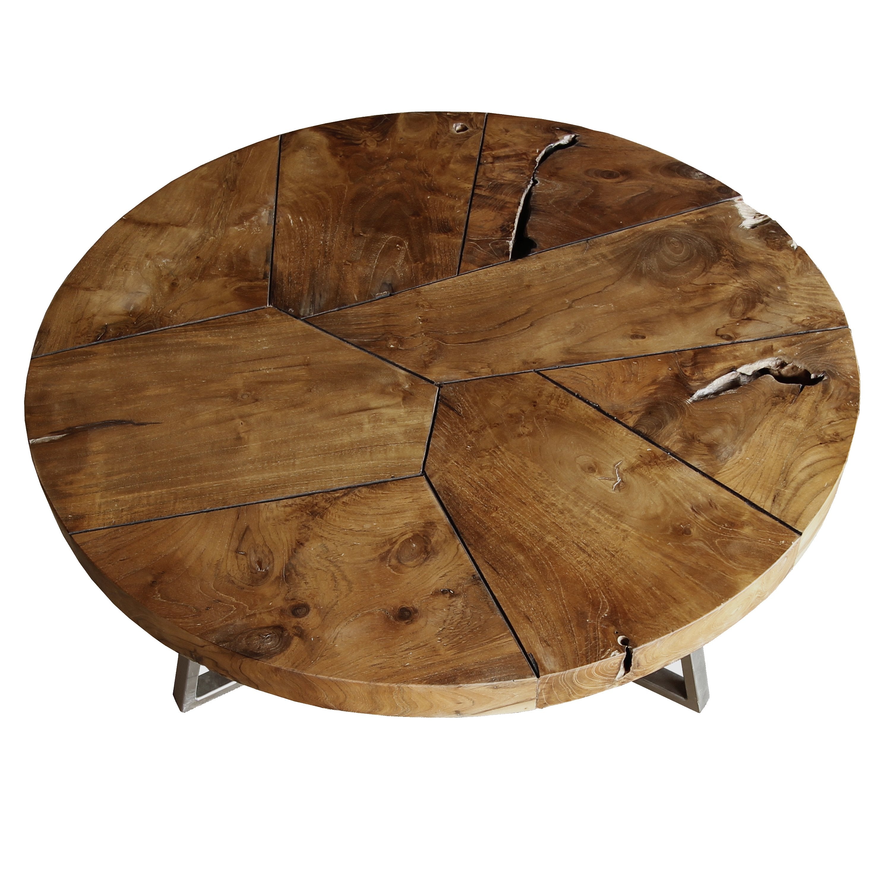 Leon Reclaimed Teak Coffee Table | Modern Reclaimed Wood Table– City Home